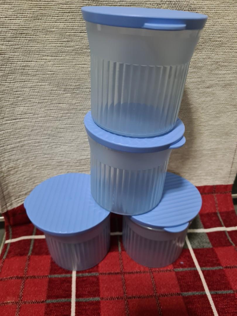 Tupperware Elegant Small Round Collectible Set (4), Furniture & Home ...