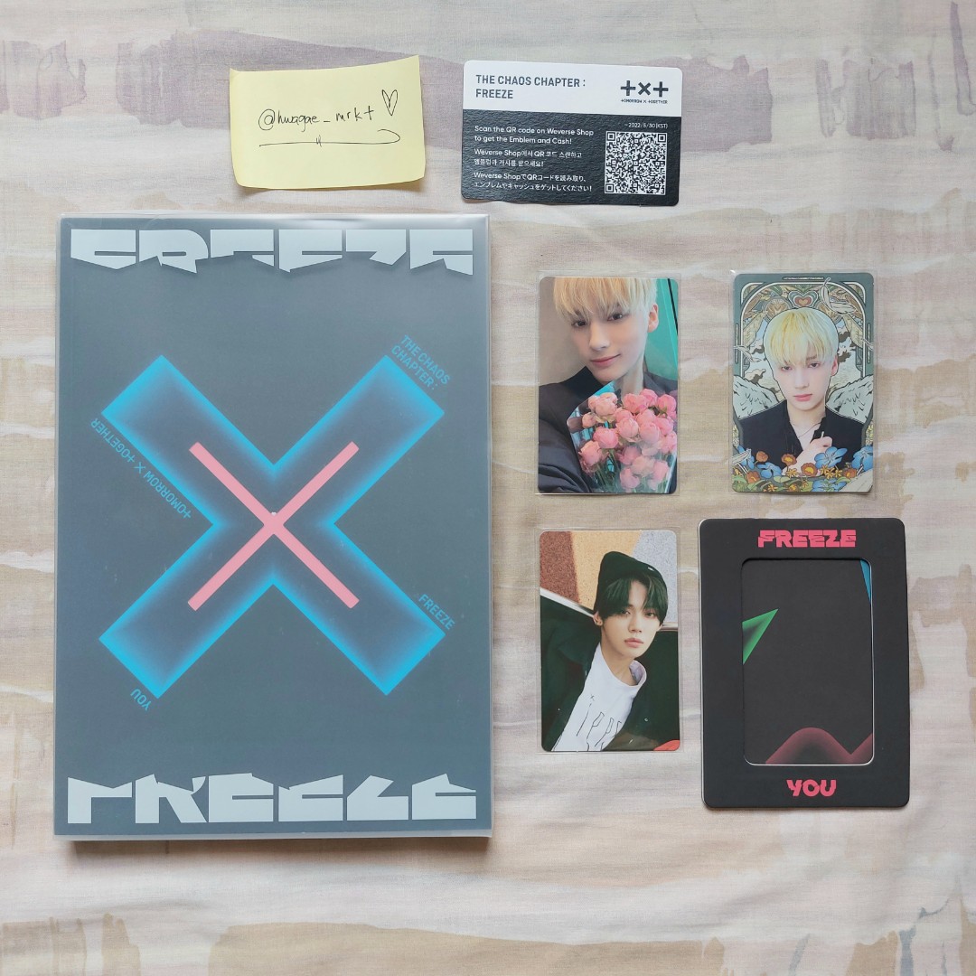 TXT FREEZE ALBUM UNSEALED (You Vers.), Hobbies & Toys, Memorabilia ...