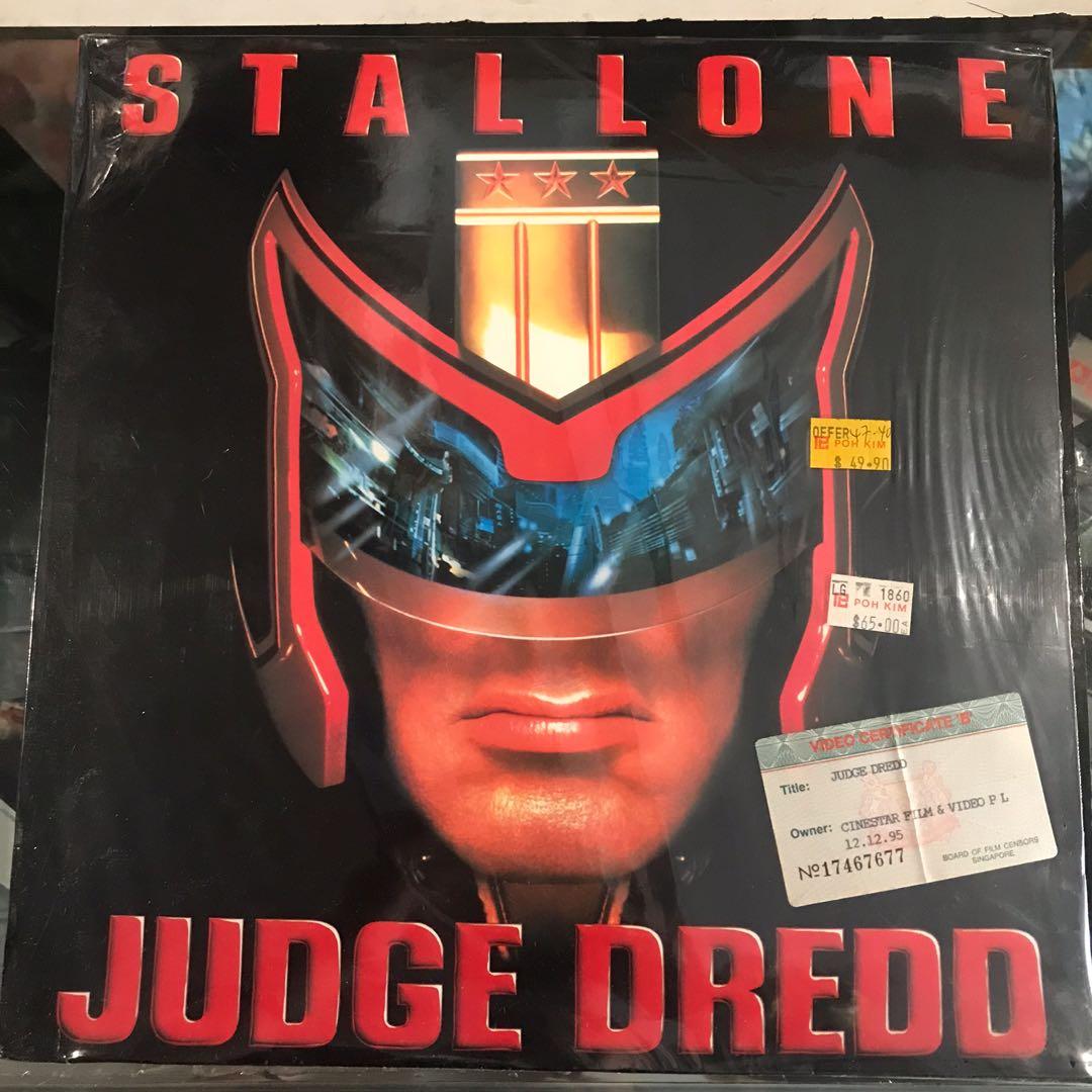 Vintage 90s Judge Dredd Laserdisc not dvd blueray cd, Hobbies & Toys ...