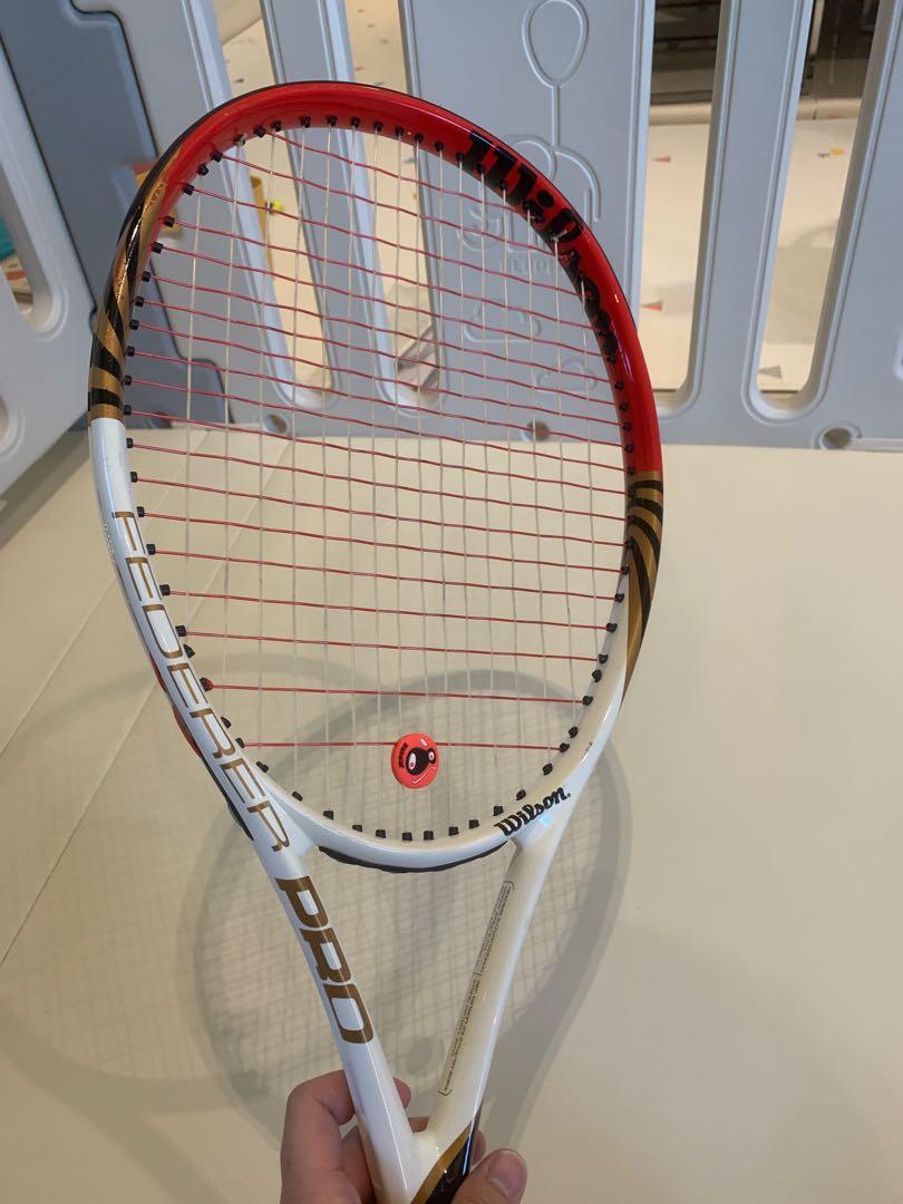 Wilson Federer Pro 105 sq inch 275g racket, Sports Equipment, Sports ...
