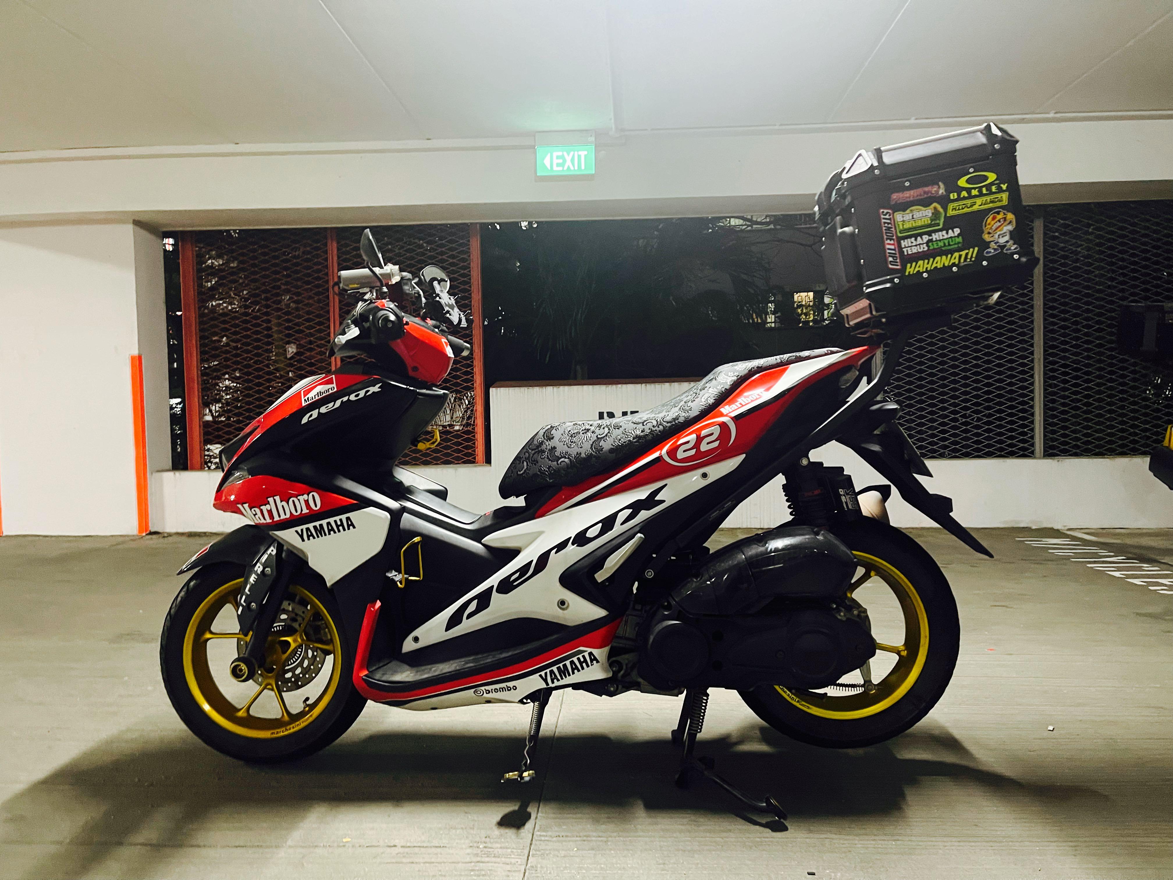 YAMAHA AEROX/NVX 155 KEYLESS, Motorcycles, Motorcycles for Sale, Class ...