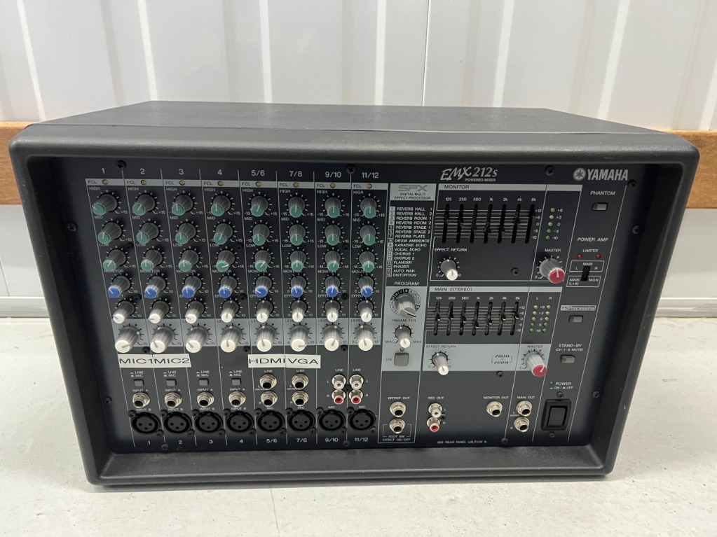 Yamaha Powered Mixer EMX212S, Audio, Soundbars, Speakers & Amplifiers ...