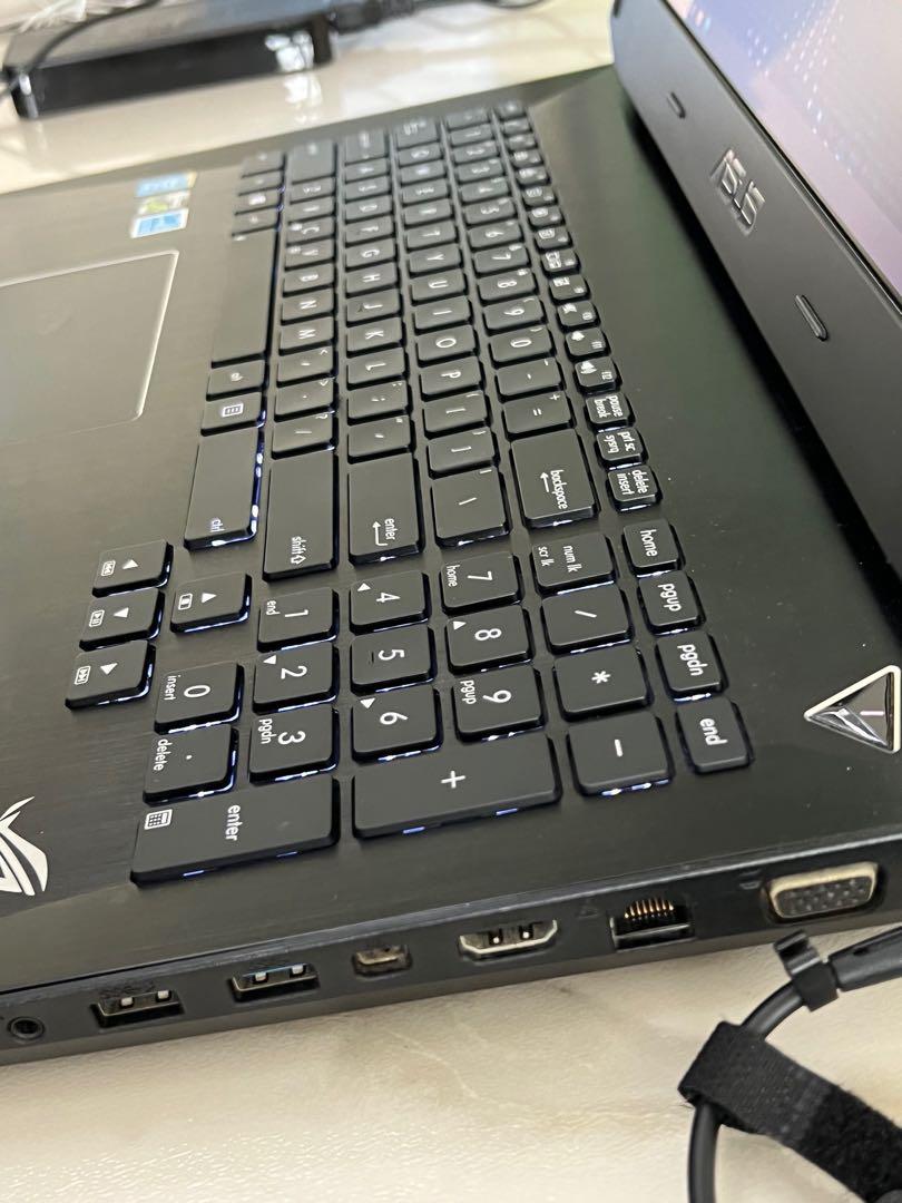 17.3” Asus ROG Gaming Laptop/ i7-4700HQ/8GB RAM/128GB SSD+1TB HDD ...