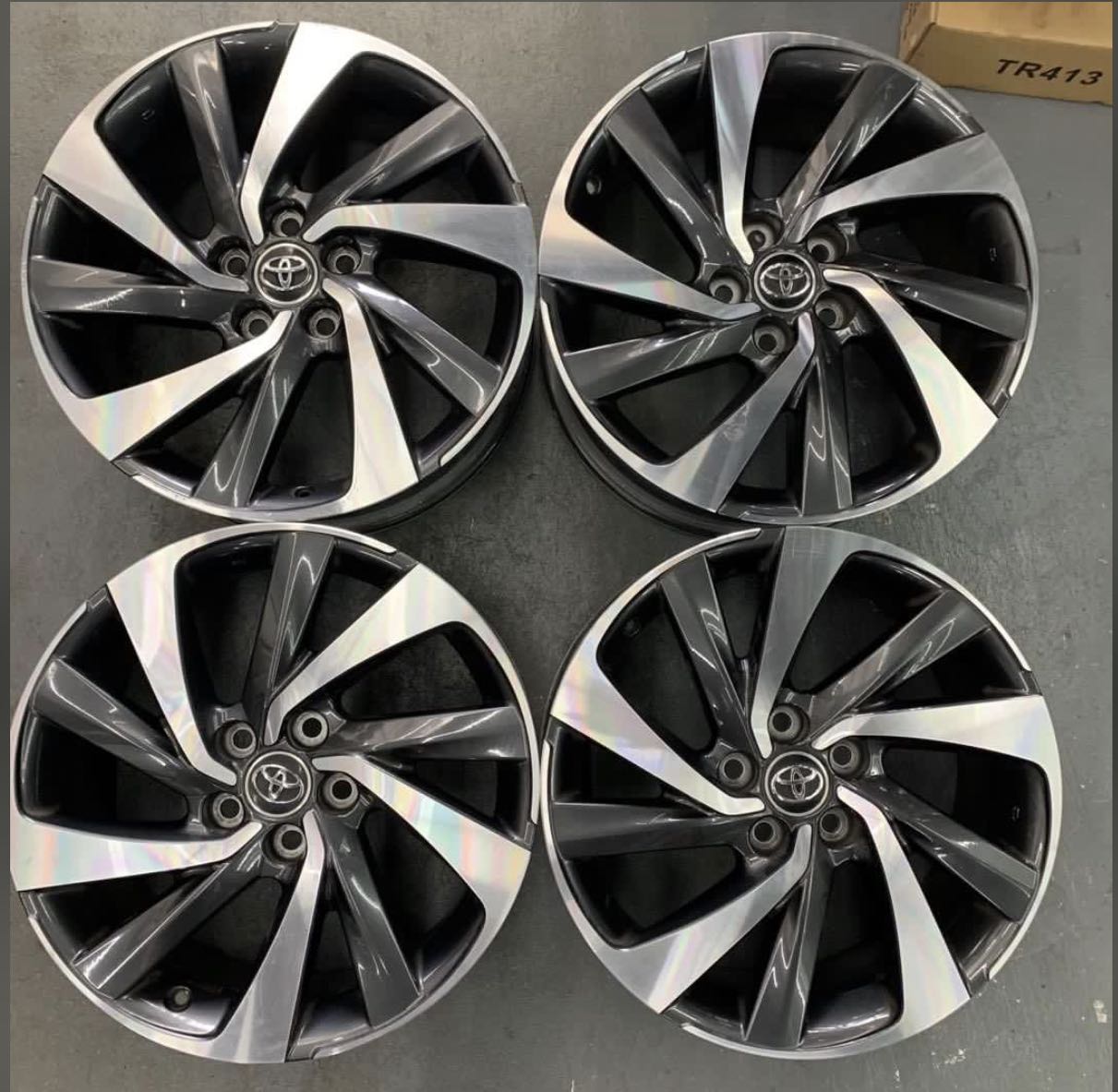 18” Original Toyota Sport Rim Estima Previa harrier Alphard Vellfire ...