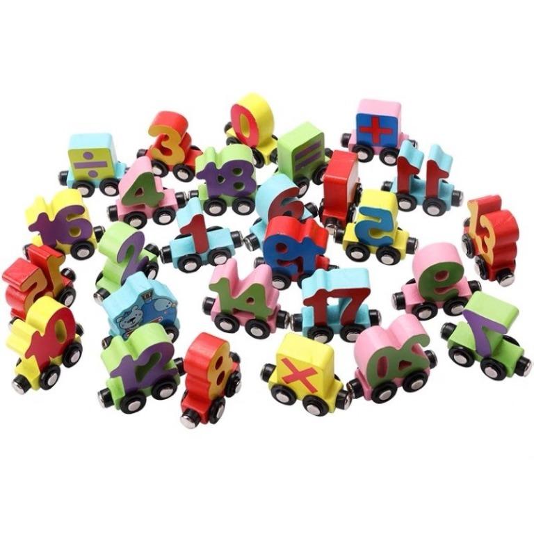 27Pcs/Set Magnetic A To Z Learning Alphabet ABC / Numeric Number 123 ...