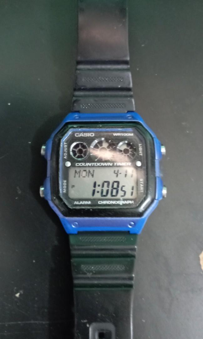 電子錶兩隻2 two Casio digital watch, 男裝, 手錶及配件, 手錶 - Carousell