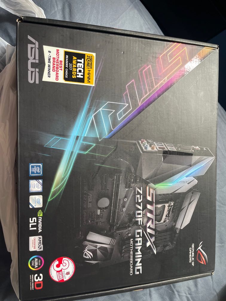 Asus ROG Strix Z270F Gaming Motherboard, Computers & Tech, Parts & Accessories, Computer Parts ...