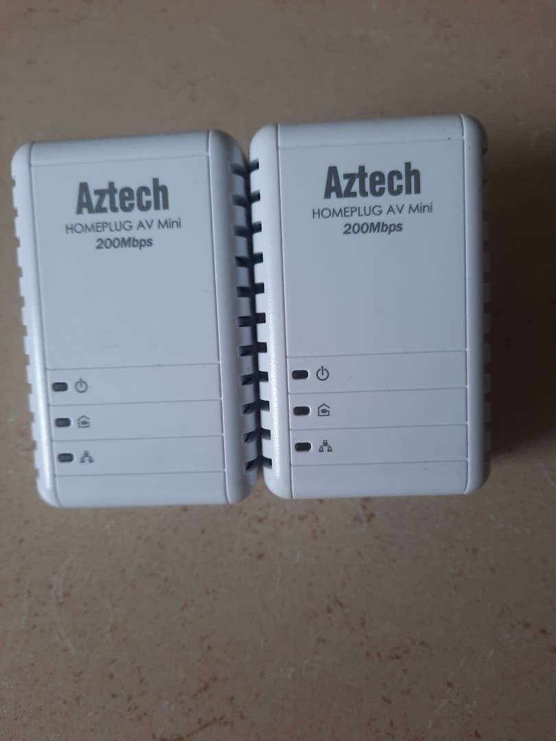 Aztech homeplug av mini 200mbps, Computers & Tech, Desktops on Carousell