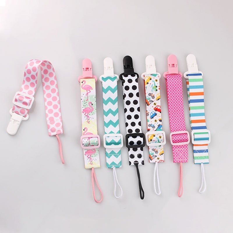 Baby Pacifier Chain Infant Toddler Dummy Pacifier Spring Soother Clips ...
