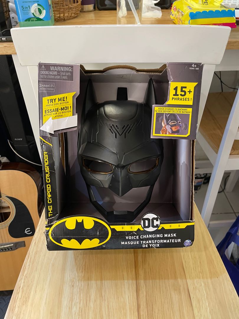 BATMAN D.C VOICE CHANGER MASK ( authentic ), Hobbies & Toys, Toys ...