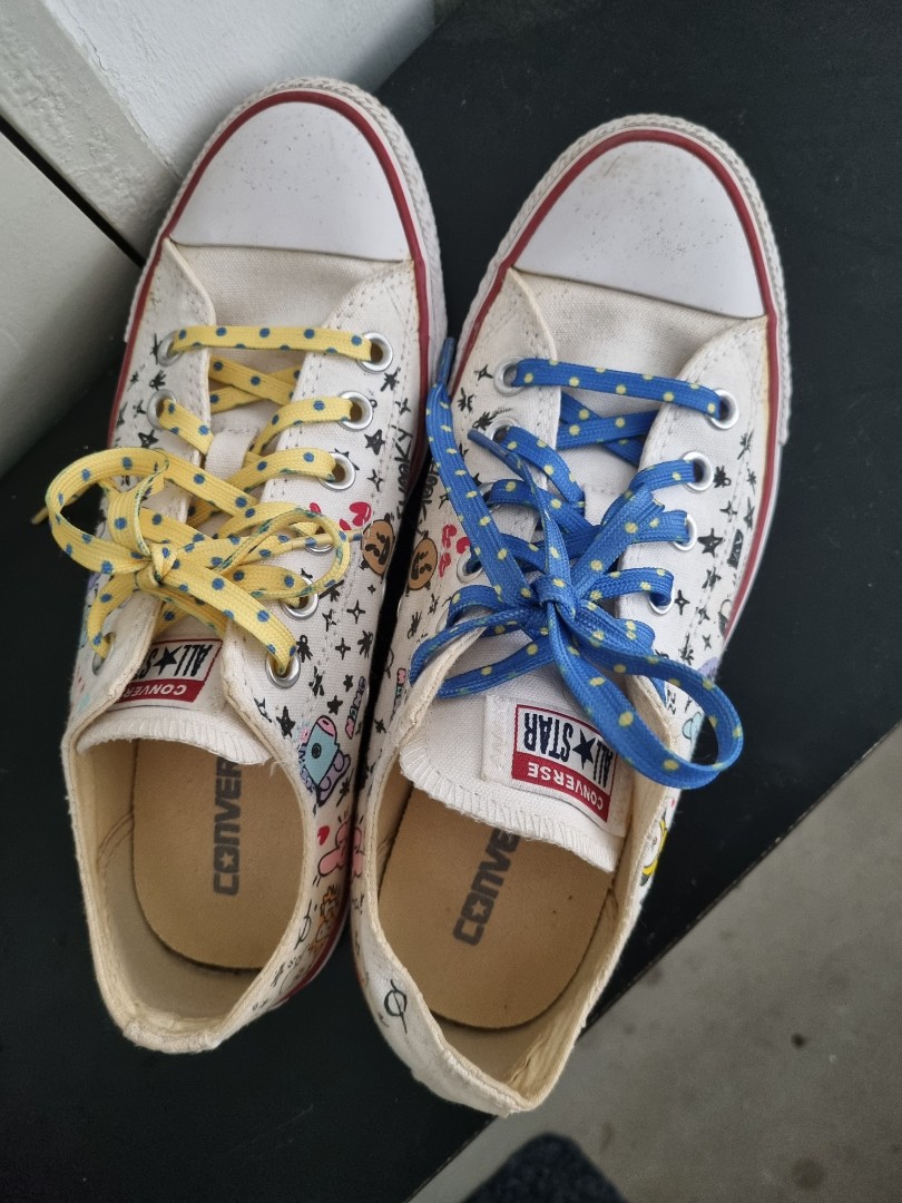 BT21 Converse, Women's Fashion, Footwear, Sneakers on Carousell