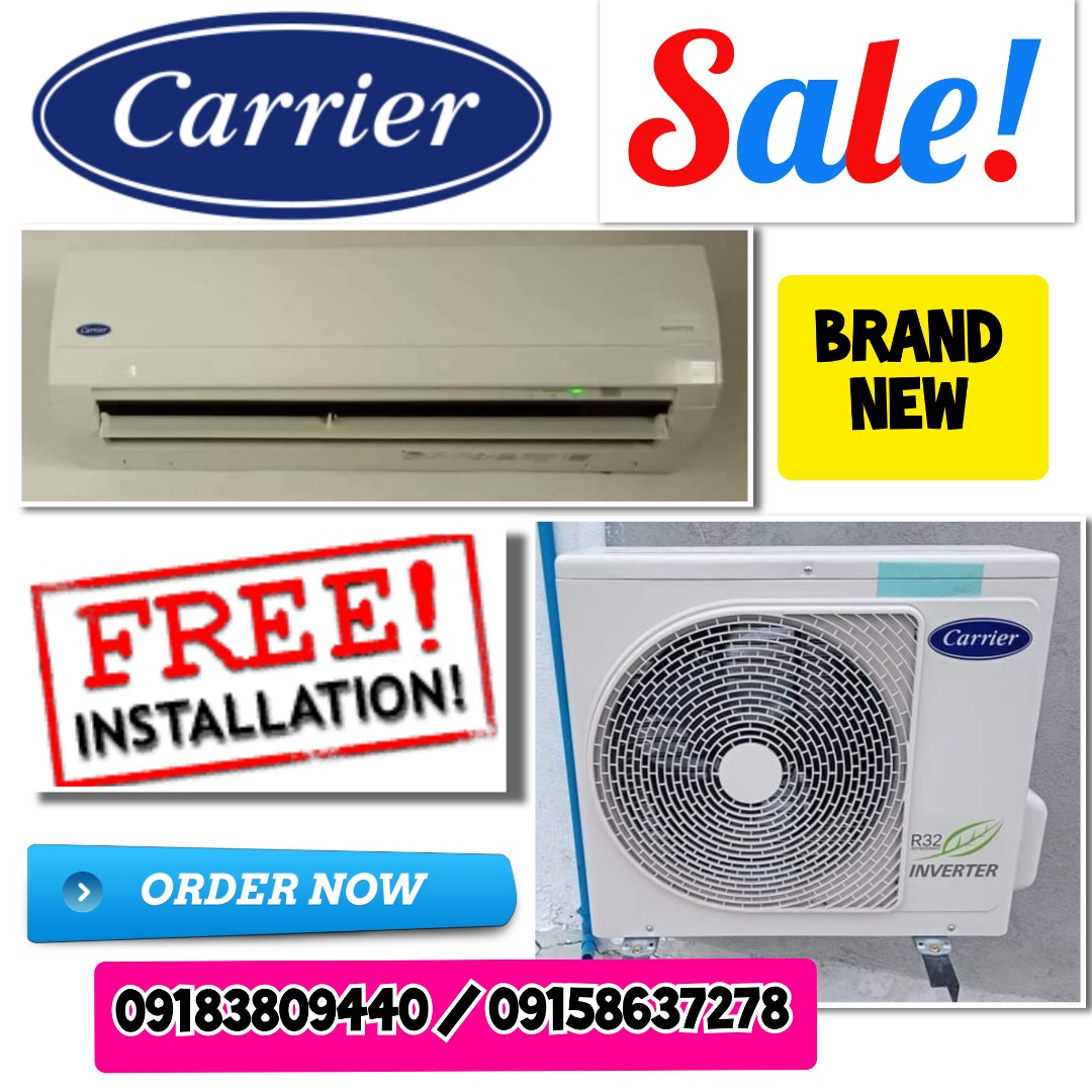 Carrier Alpha Inverter Split Type Aircon, TV & Home Appliances, Air ...