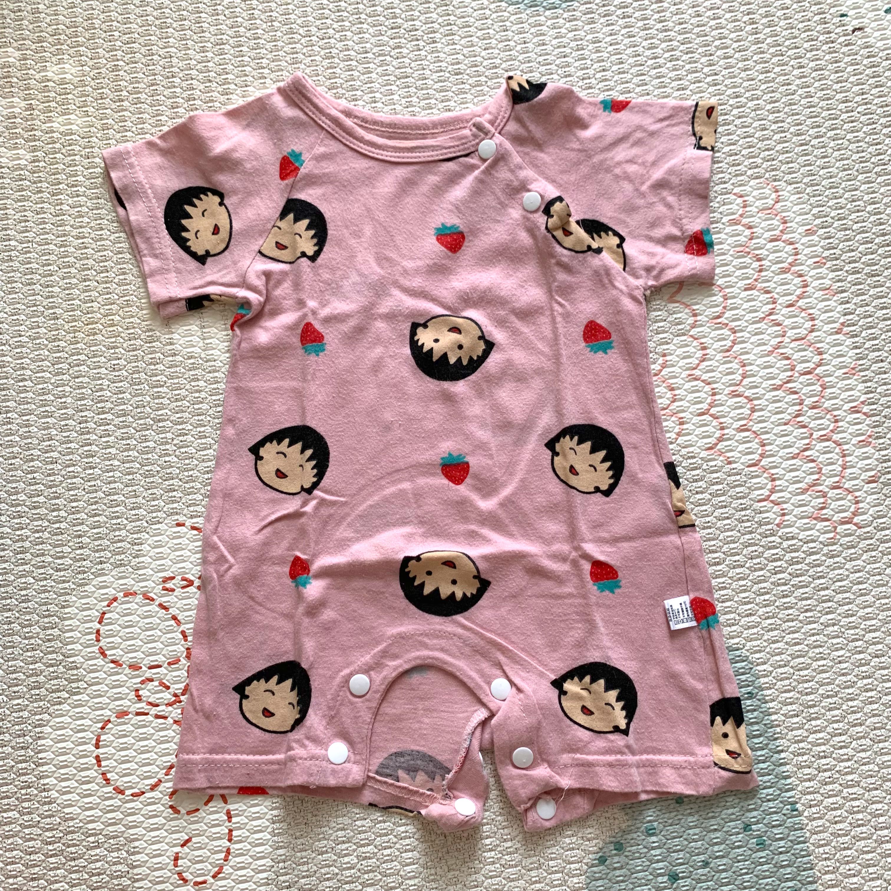 chibi maruko chan jumper pink, Bayi & Anak, Baju Bayi di Carousell