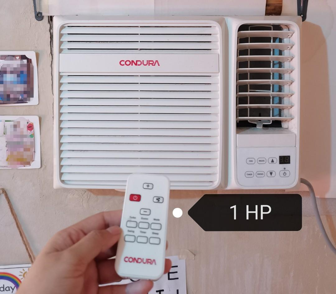 CONDURA AIRCON 1HP with REMOTE, TV & Home Appliances, Air Conditioning ...