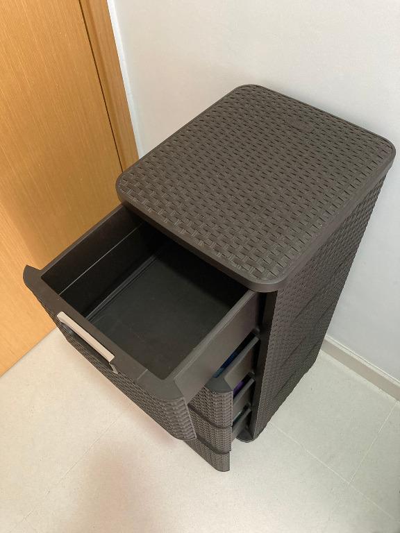 Curver 4 Drawers Cabinet, Furniture & Home Living, Furniture, Shelves ...