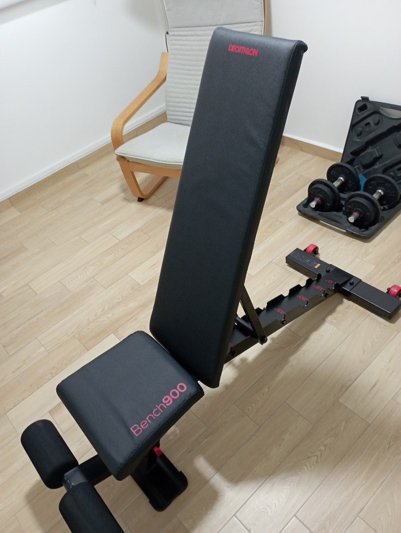 Decathlon Bench 900, Sports Equipment, Exercise & Fitness, Weights ...