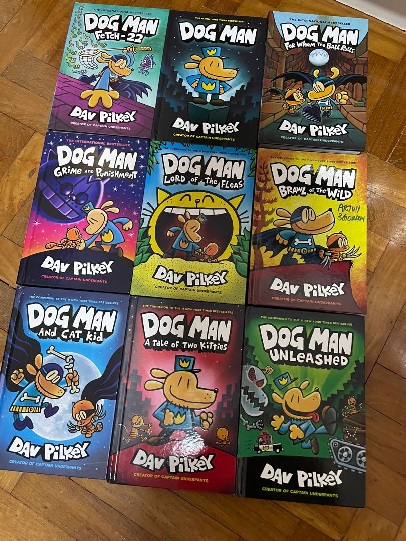 Dog Man (set of 9), Hobbies & Toys, Books & Magazines, Children's Books ...