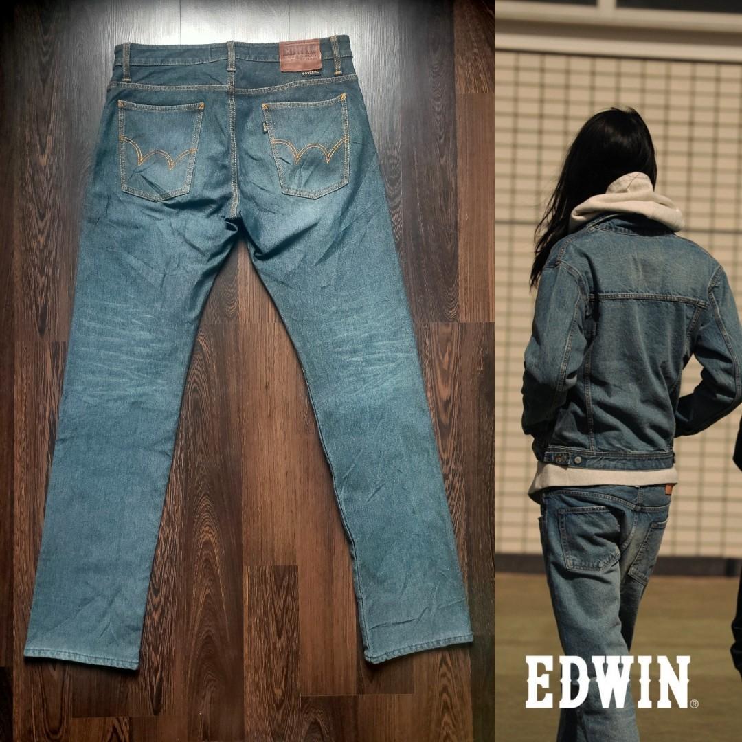 EDWIN JAPAN 503 ZERO GOLD TAG| Slim Straight, Men's Fashion, Bottoms, Jeans on Carousell