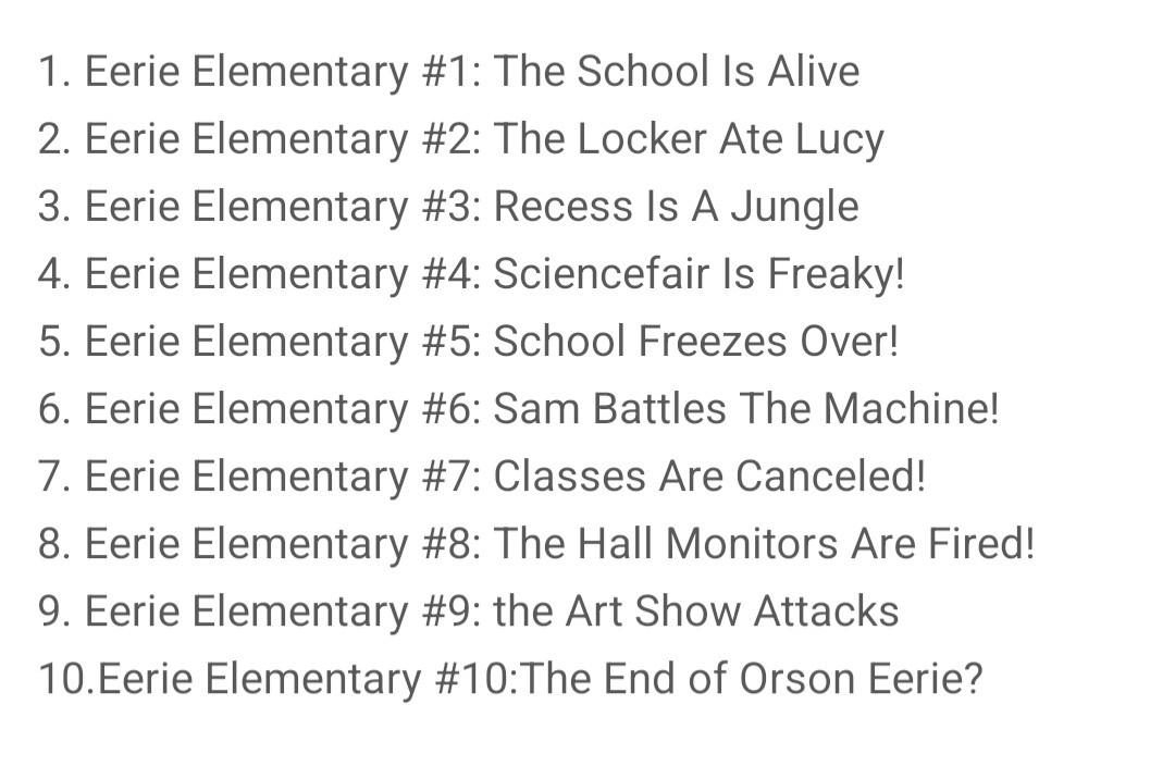 Eerie elementary children kids books, Hobbies & Toys, Books & Magazines ...