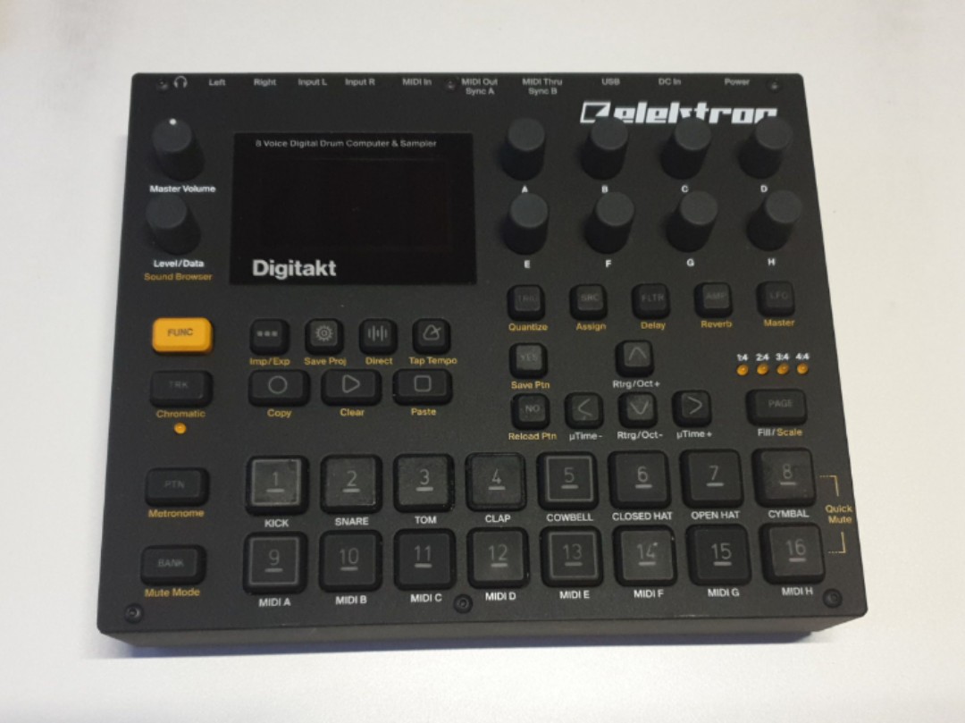 Elektron Digitakt digital drum computer and sampler, Hobbies & Toys ...