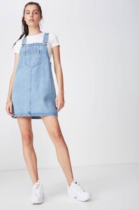 Factorie Classic Denim/Dungaree Overall Dress, Women's Fashion, Dresses ...