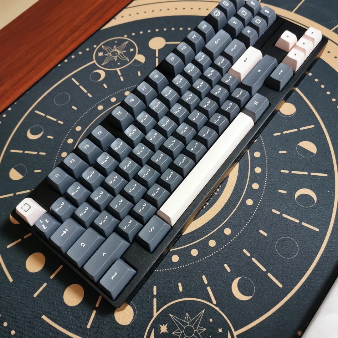 Falamander Top Mount Aluminium TKL with SA Bliss Keycaps, Computers ...