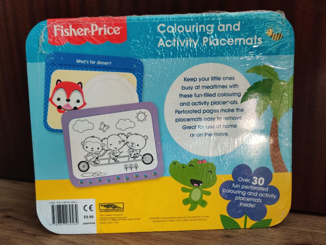 Fisher price coloring and activity placemats, Hobbies & Toys, Toys ...