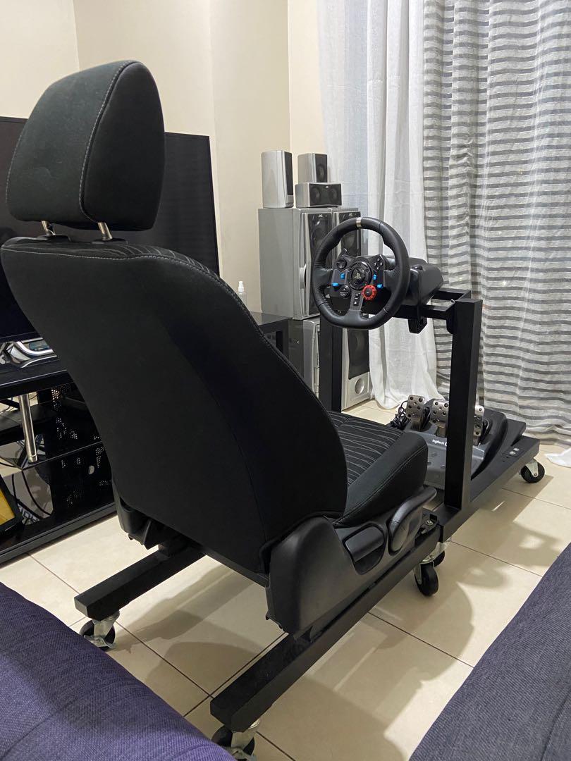 FOR SALE: Logitech G29 Wheel/Custom Sim Racing Rig Bundle, Video Gaming ...