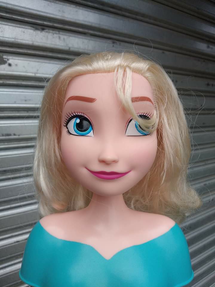 FROZEN ELSA STYLING HEAD, Hobbies & Toys, Toys & Games on Carousell