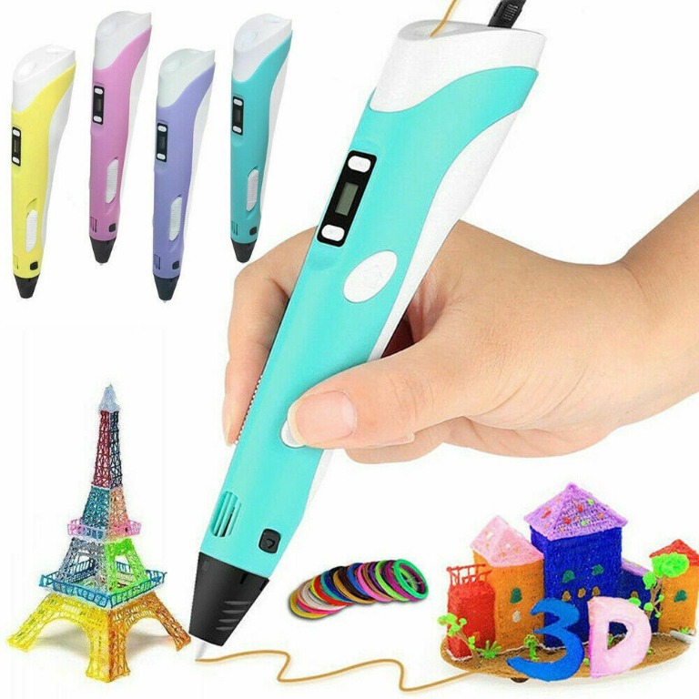 Giftset 3D PLA Printing Doodle Arts Craft Drawing USB Pen Set LCD ...