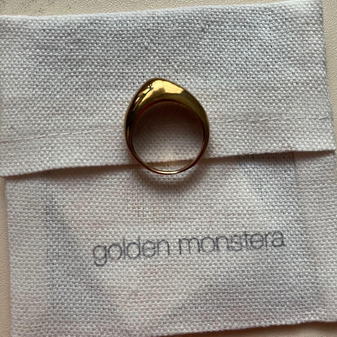 golden monstera oka ring, Women's Fashion, Jewelry & Organizers, Rings ...