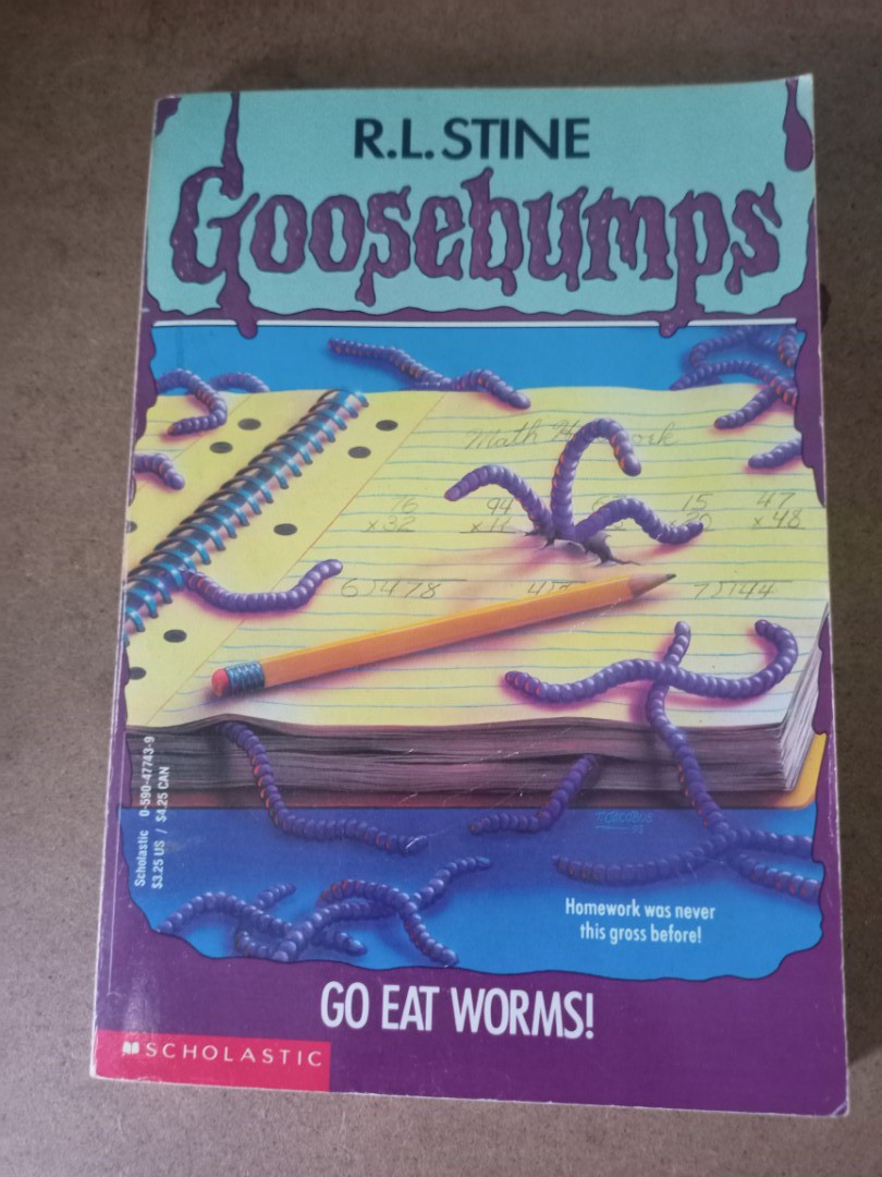 Goosebumps: Go Eat Worms, Hobbies & Toys, Books & Magazines, Fiction ...