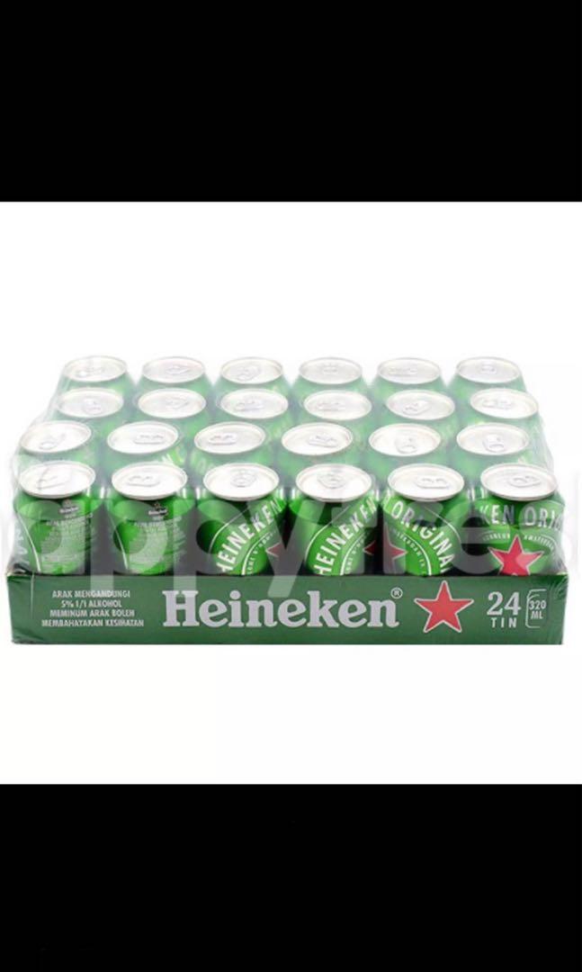 Heineken slim can, Food & Drinks, Alcoholic Beverages on Carousell