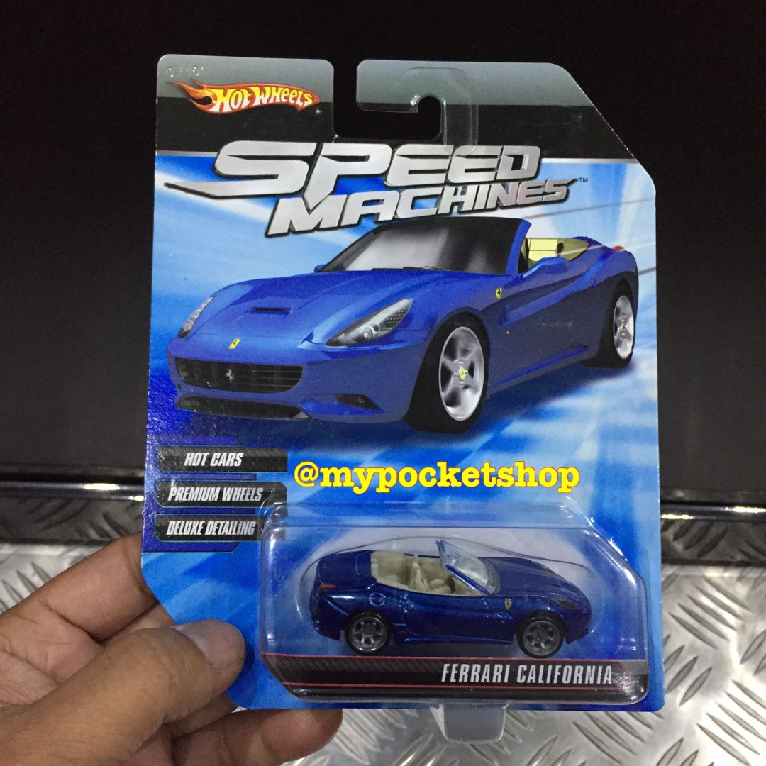 Hot Wheels FERRARI CALIFORNIA - Metalflake Blue / 2010 Hotwheels Speed ...