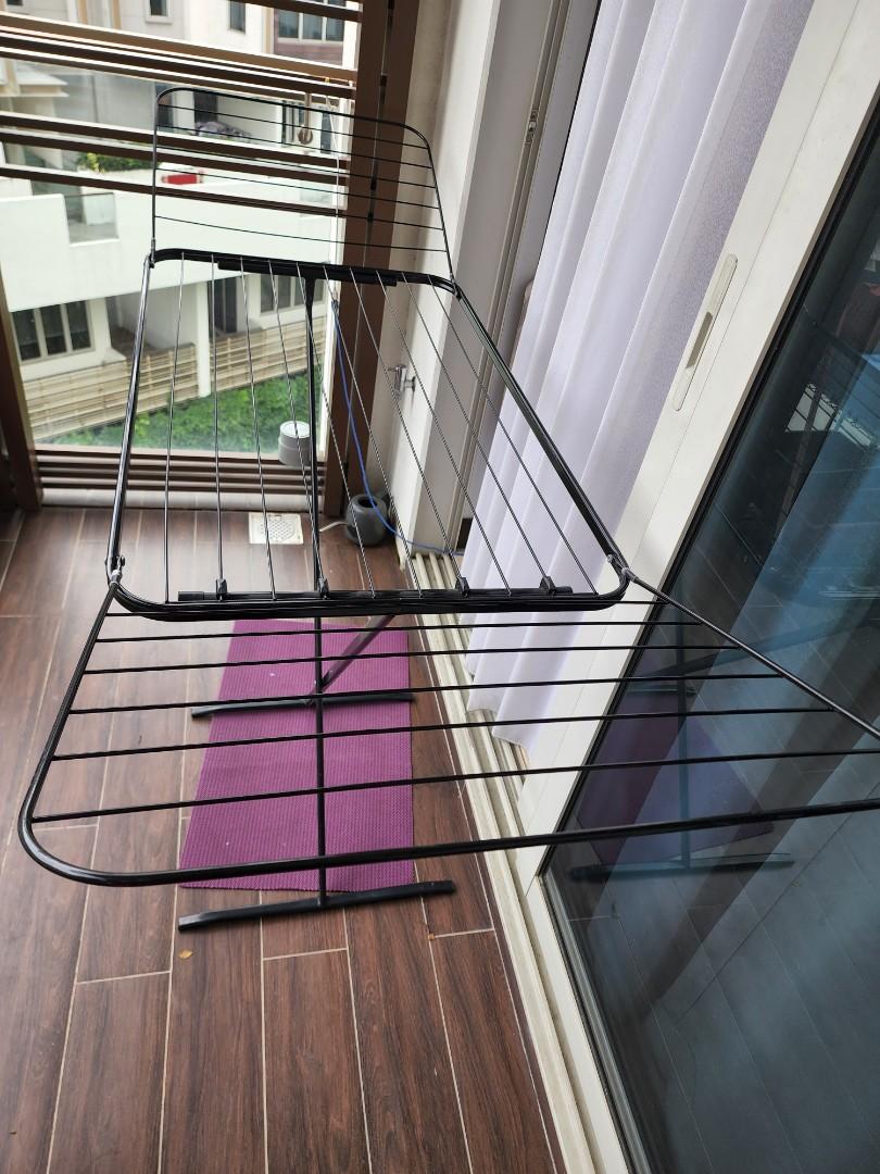 Ikea cloth drying rack, Furniture & Home Living, Home Improvement ...