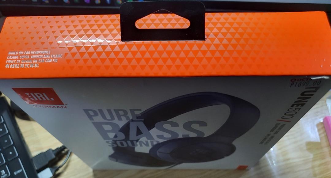 JBL Pure bass sound (wired), Audio, Headphones & Headsets on Carousell