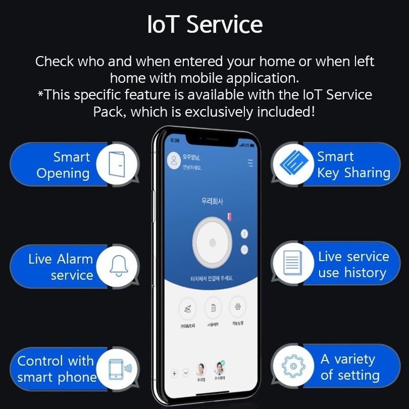 ⭐Korea Best⭐ SOLITY R60-B Bluetooth Wifi APP Biometric Smart IOT RIM Door Lock for Condo / HDB ...