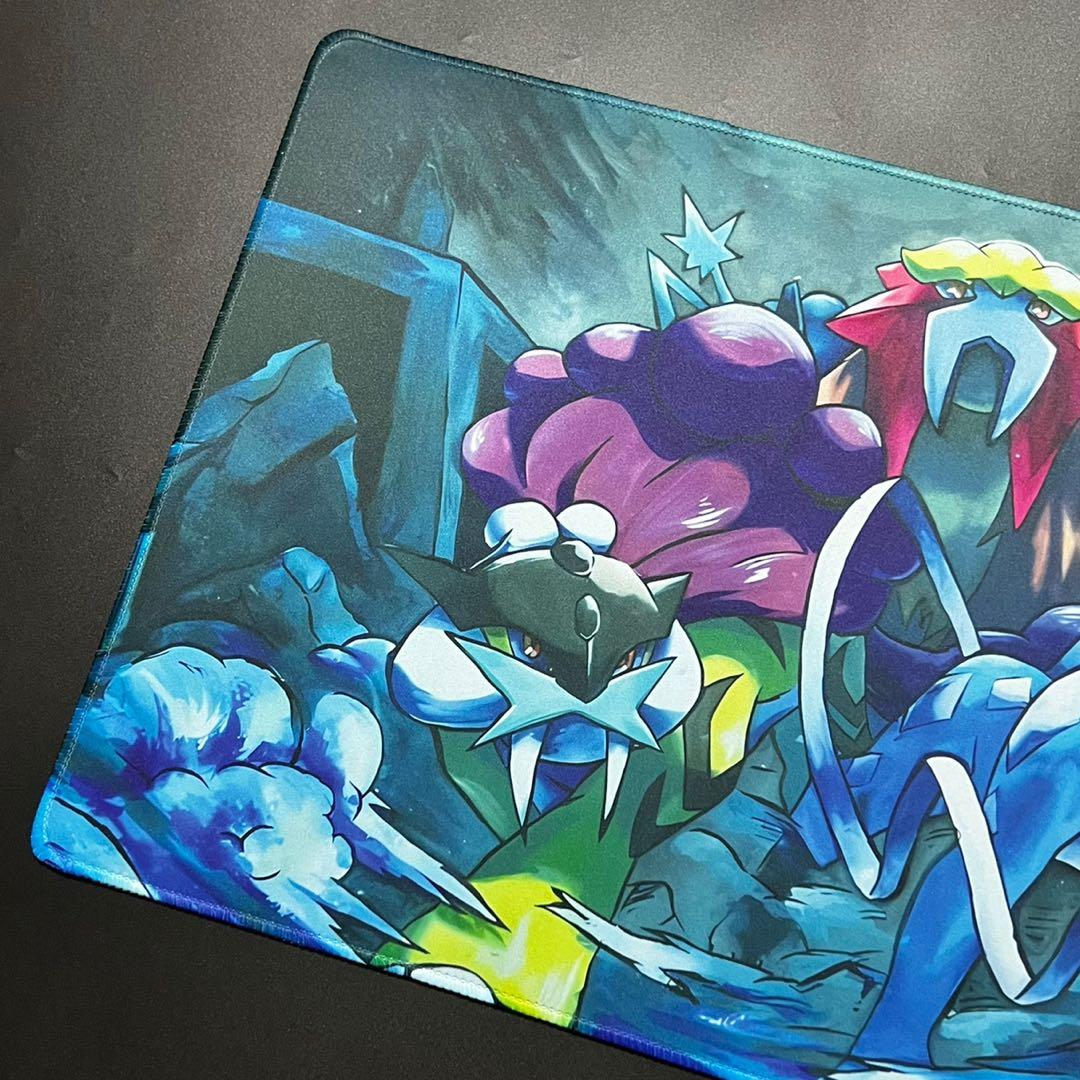 Legendary Trio Dog TCG Playmat Raikou Entei Suicune Pokemon PTCG Card Game Desk Mat Pad, Hobbies ...