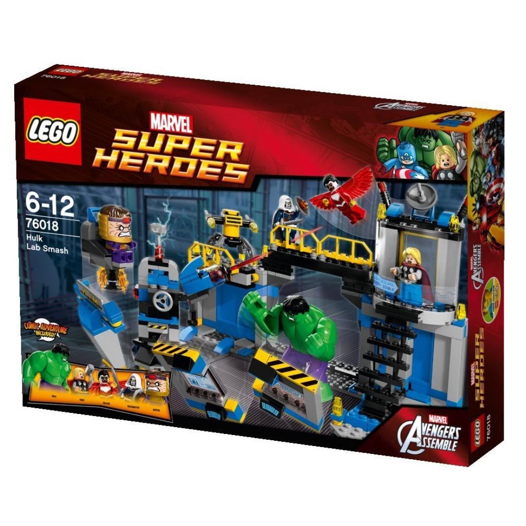 Lego 76018 hulk lab smash, Hobbies & Toys, Toys & Games on Carousell