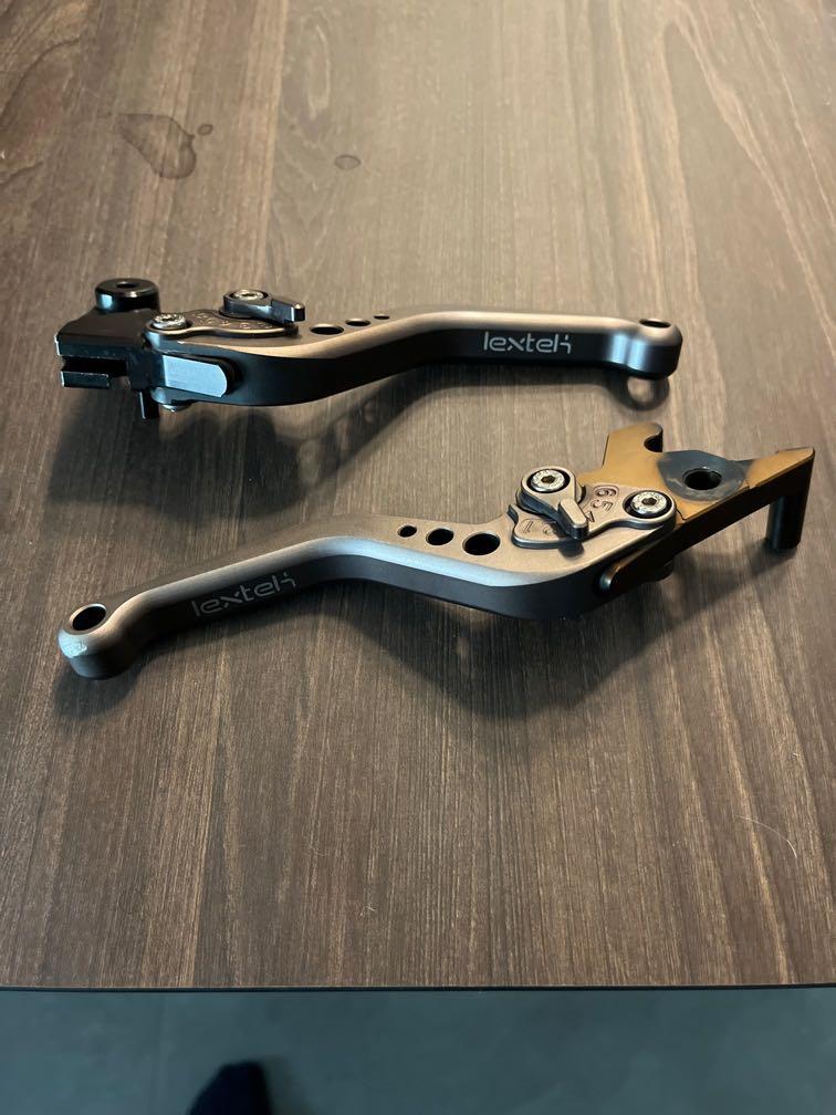 Lextek levers for Yamaha R3 & MT03, Motorcycles, Motorcycle Accessories ...