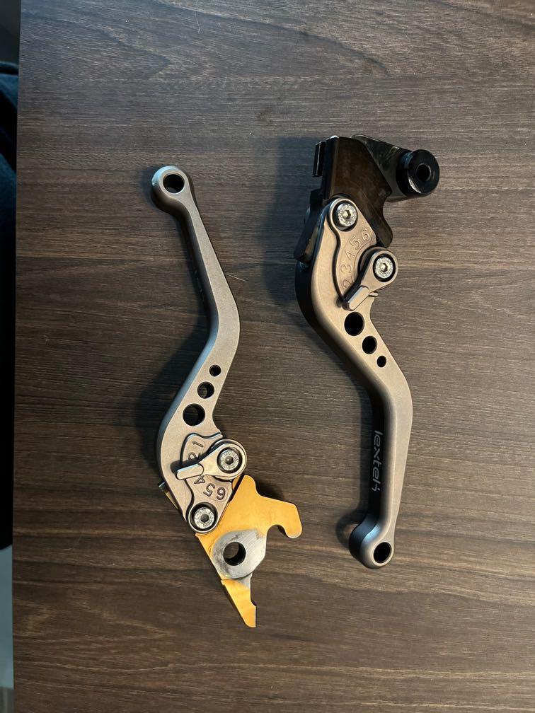 Lextek levers for Yamaha R3 & MT03, Motorcycles, Motorcycle Accessories ...