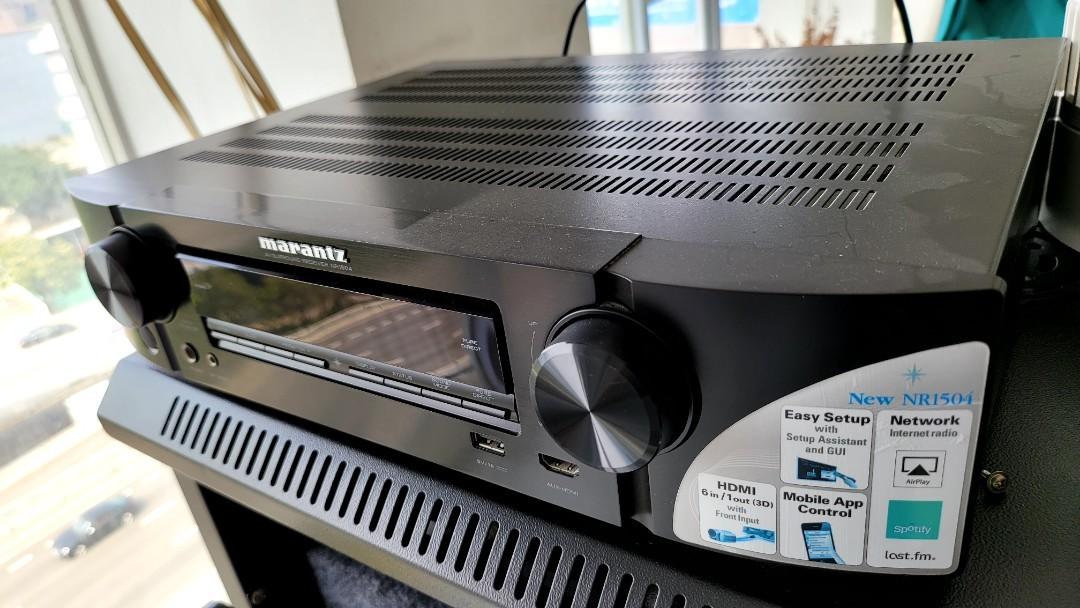 MARANTZ NR1504 AV Receiver - 5.1 Ch. with 250W Total Power (Support ...