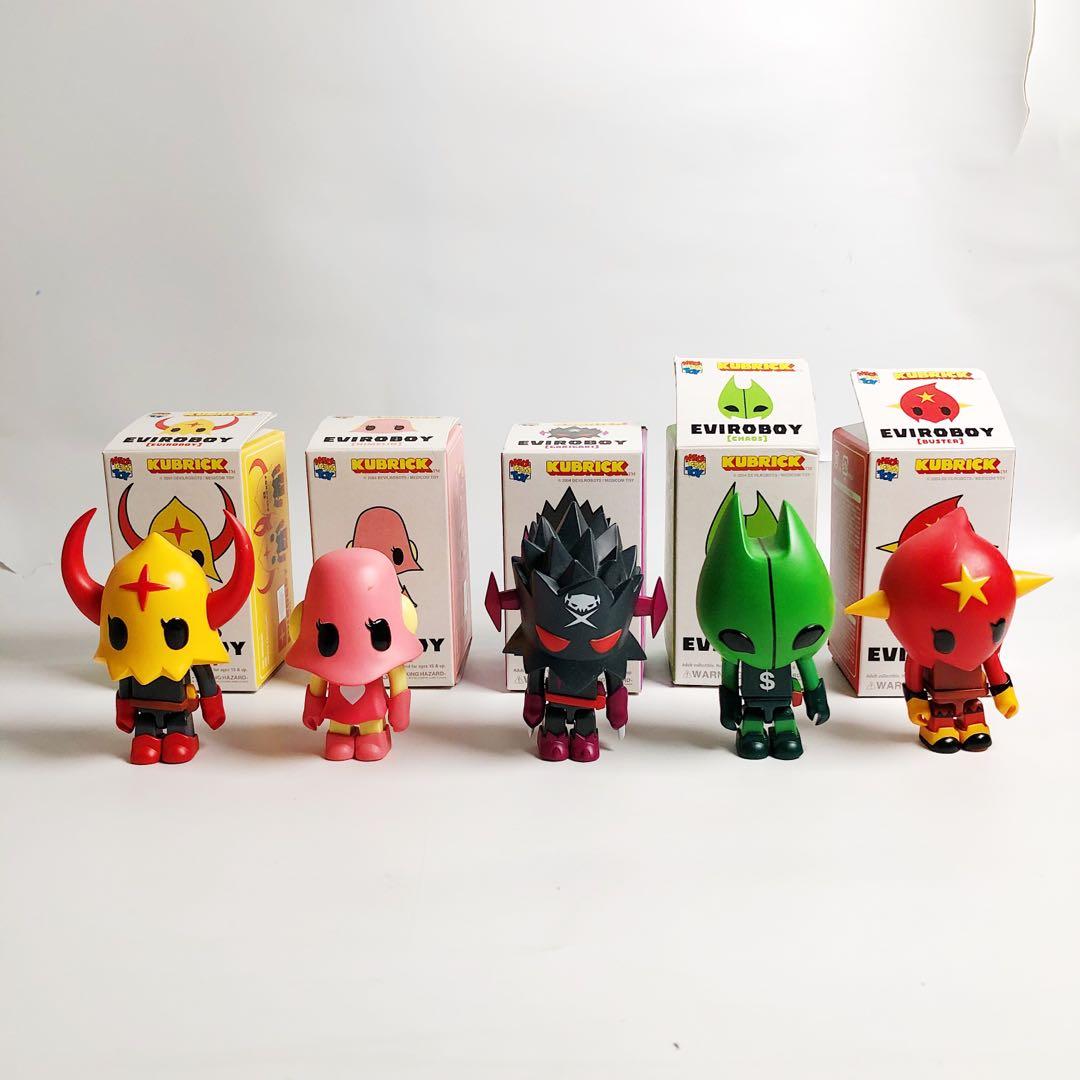 Medicom Kubrick Eviroboy Devil Robots set of 5, Hobbies & Toys, Toys & Games on Carousell