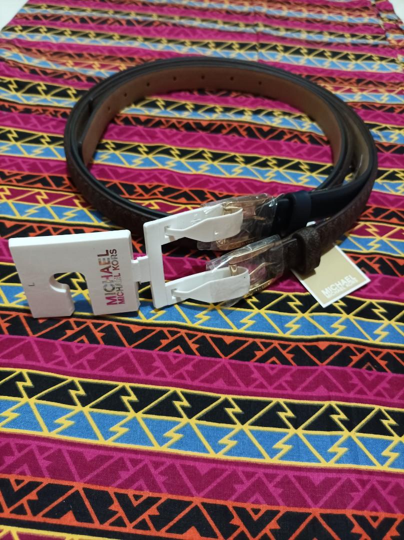 Michael Kors MK Belt - ORIGINAL (Set of 2), Women's Fashion, Watches ...