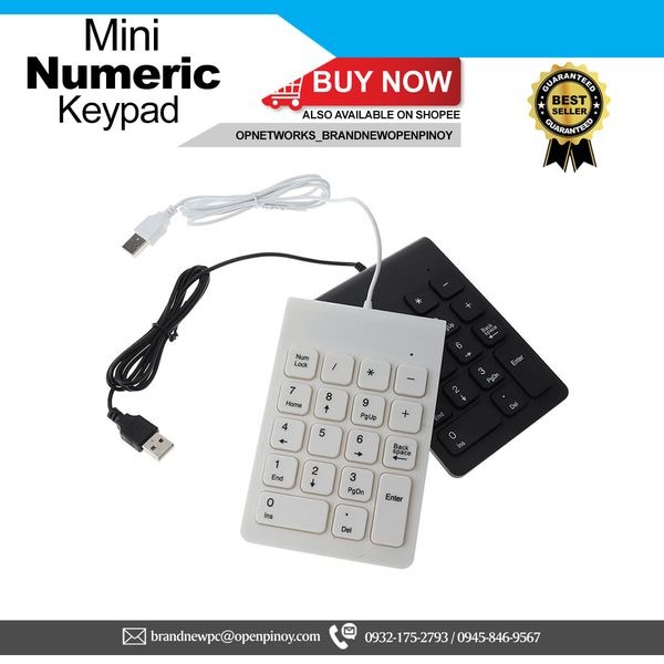 MINI NUMERIC KEYPAD, Computers & Tech, Parts & Accessories, Computer Keyboard on Carousell