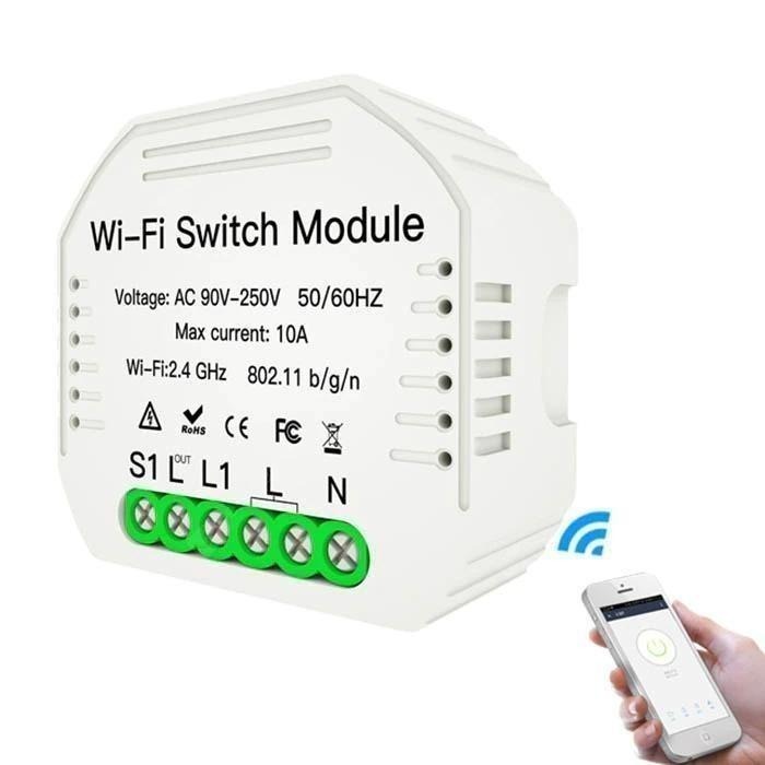 MS-104 WiFi Smart Switch Module 90 - 250V Support Alexa Google ...