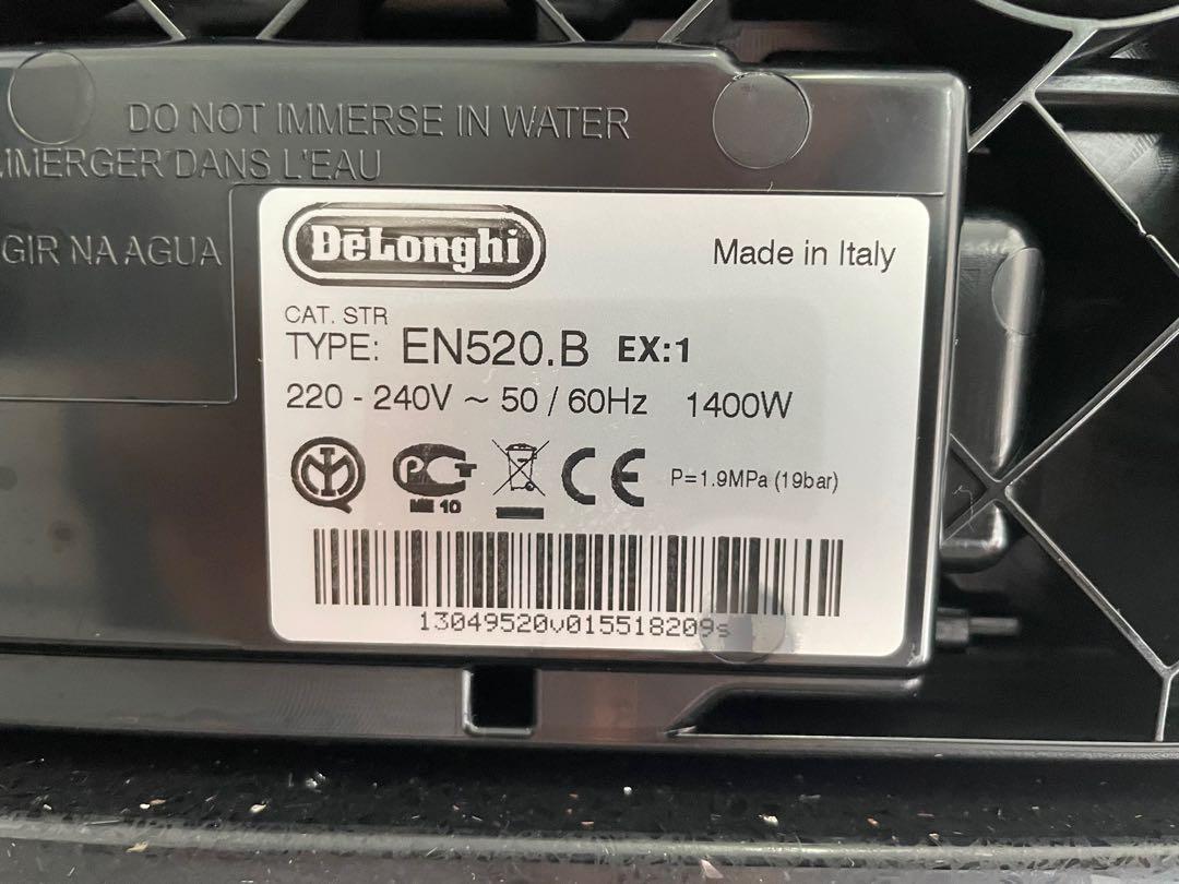 Nespresso DeLonghi lattissima EN520B coffee machine with milk frother ...