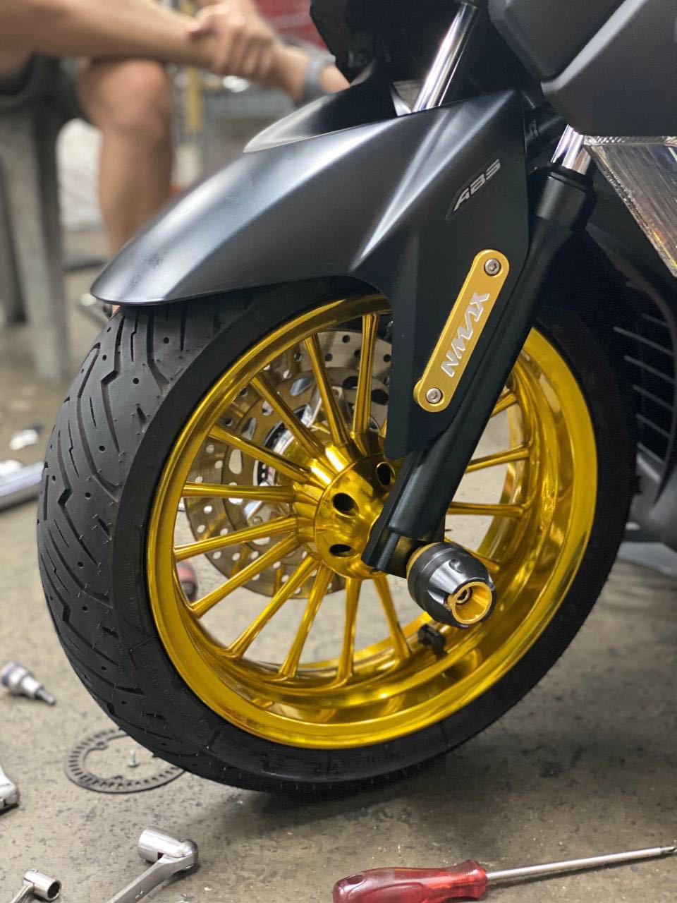 Nmax v2 Rim 13inch, Motorcycles, Motorcycle Accessories on Carousell