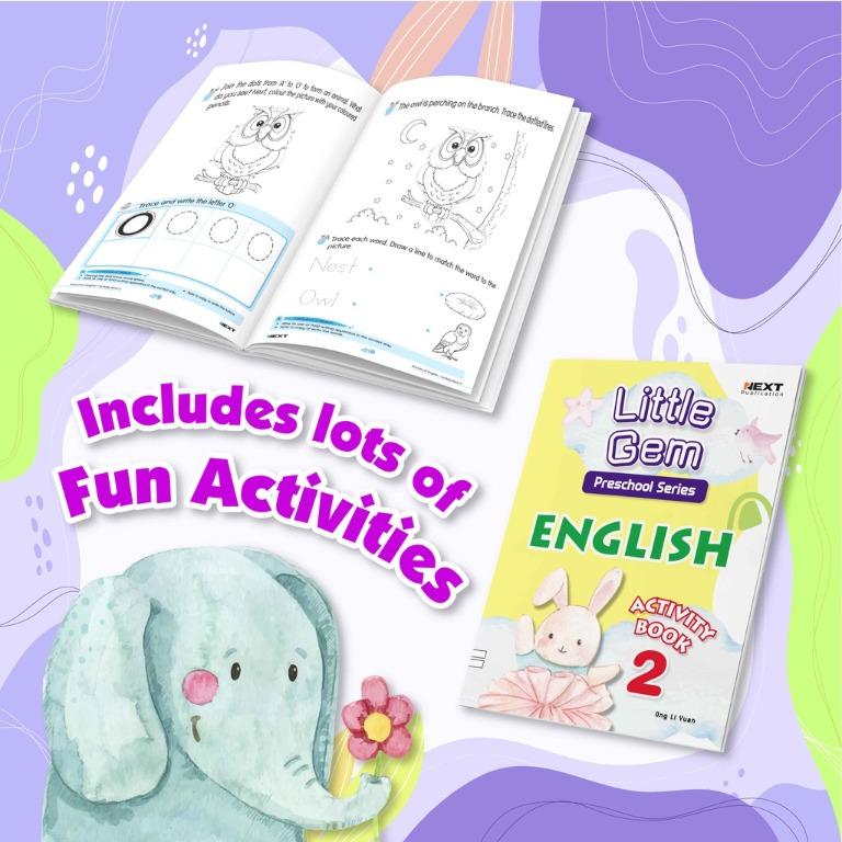 Number & Alphabet Activity Books For Kids (Math / Tracing / Numbers 1 ...