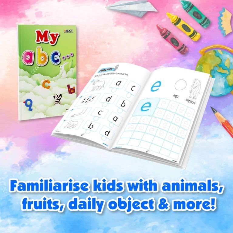 Number & Alphabet Activity Books For Kids (Math / Tracing / Numbers 1 ...